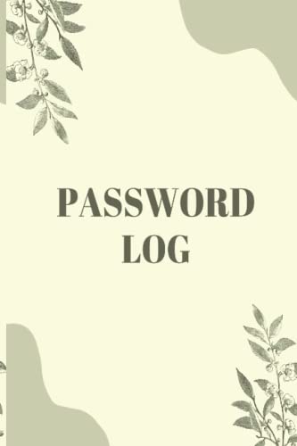 Password Log: Log all of your passwords in one place with this Password ...