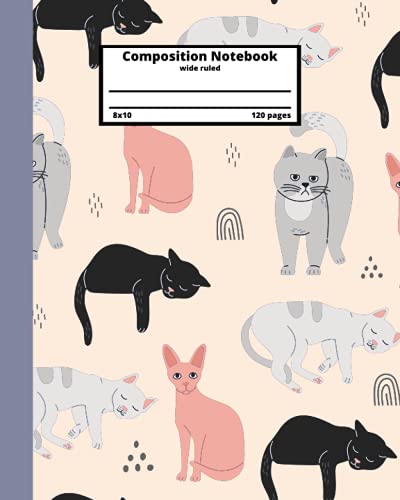 composition notebooks wide ruled for kids: Elementary Students ...