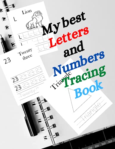 My best Letters and Numbers Tracing Book: Practice for Kids with Pen ...