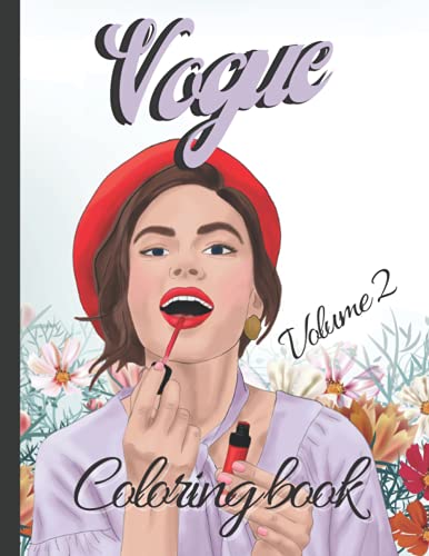 Vogue Coloring Book - Volume 2: Fashion Women Coloring Pages - Chic ...
