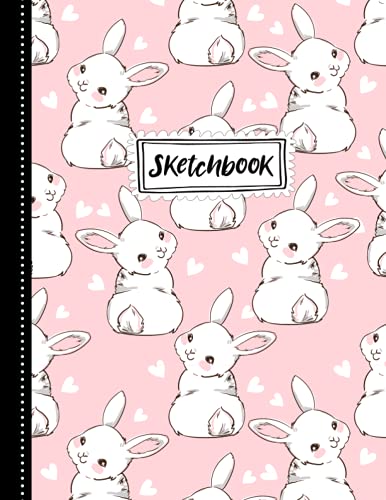 Rabbit Sketchbook: Rabbit Notebook for Drawing, Sketching, Writing ...