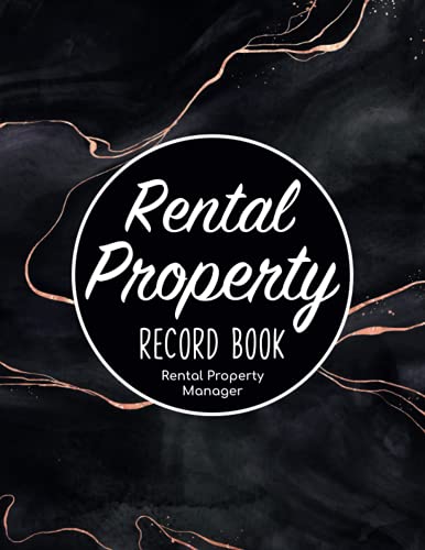 Rental Property Record Book Rental Property Manager: Rental Record Book ...