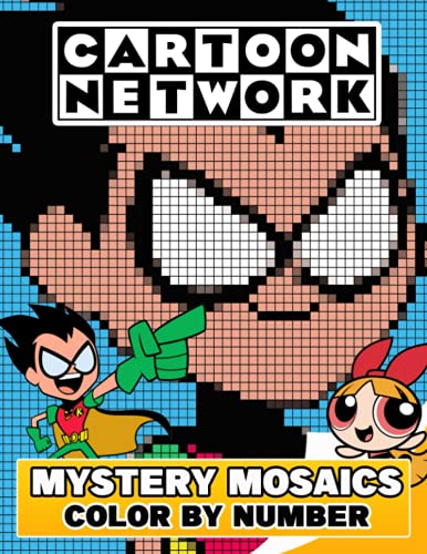 Cartoon Network Mystery Mosaics Color By Number: A Great Collection Of ...