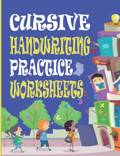 Cursive Handwriting Practice Worksheets: Ages 3+ Learn to Trace Letters ...