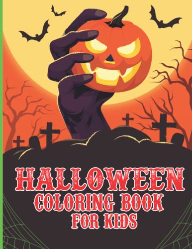 Halloween Coloring Book Cover for Kids halloween coloring pictures ...