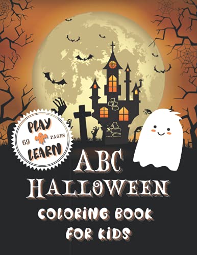 ABC Halloween Coloring Books for Kids | Spooky Cute Halloween Coloring ...