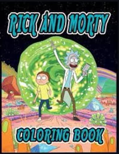 rick and morty coloring book: Anxiety rick and morty Coloring Books For ...