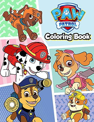 PAW PATROL Coloring Book: Over 50 Images of Paw Patrol To Color for ...