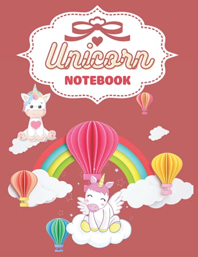 Unicorn Notebook: unicorn girl notebook, Creative Writing Journal Pink ...