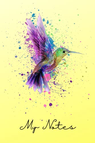 My Notes: Hummingbird Gift Notebook Hummingbirds Journal by Lucky Life ...