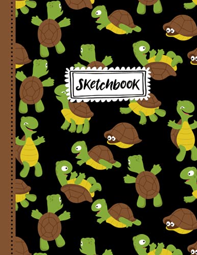 Turtles Sketchbook: Turtle Notebook for Drawing, Sketching, Writing ...