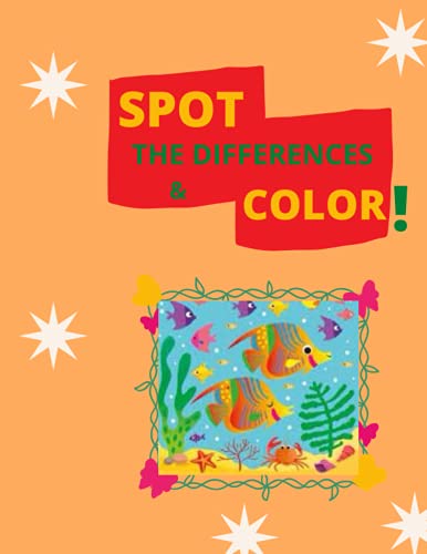 SPOT THE DIFFERENCES & COLOR PART 2: FIND THE DIFFERENCES- COLORING ...