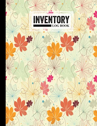 Inventory Log Book: Autumn Cover Inventory Log Book, Inventory Log Book ...
