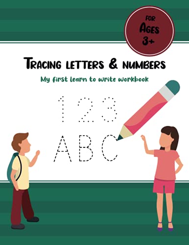 Tracing Letters and Numbers: Learn to Write Workbook, Writing practice ...