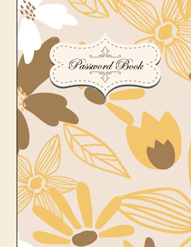 Password Book: Personal Internet Password Keeper and Organizer for ...
