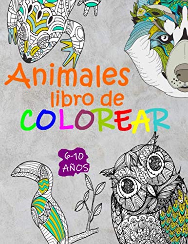 animales libro de colorear: Libro para colorear con páginas para ...