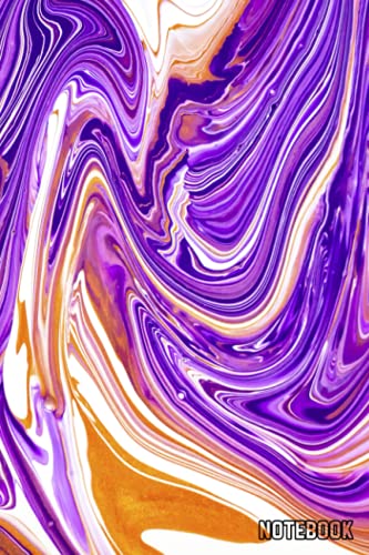 Dot Graph Notebook: Elegant Purple Liquid - Journal. Diary | 100 Dot ...