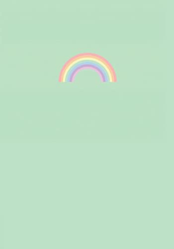 The Rainbow Series: A Pastel Green Notebook: 7x9 inches of 100 white ...