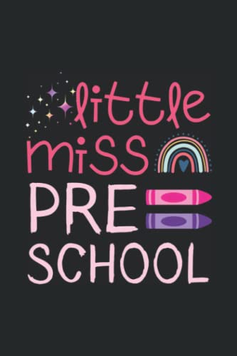 Little Miss Preschool: Notebook For Preschoolers, Lined Assignment ...