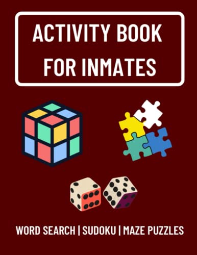 The Ultimate Activity Book for Inmates: Over 200 Fun Puzzle Games and ...