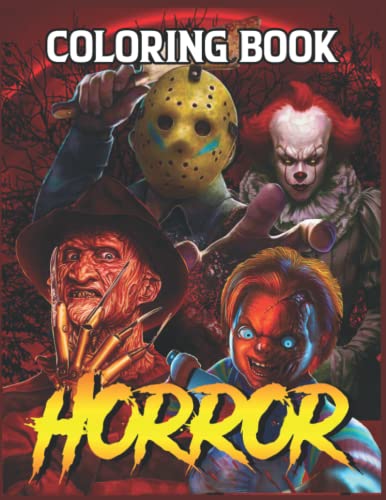 Nightmare Horror Coloring Book: Awesome Coloring Books for Adults and ...