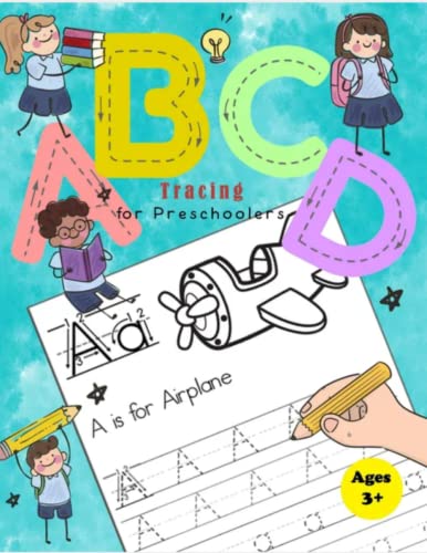 ABCD Tracing For Preschoolers 26 pages of letter tracing worksheets, A ...