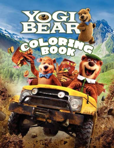 Yôgi!!-Béarrrr Coloring Book: Favorite Characters And Adorable ...