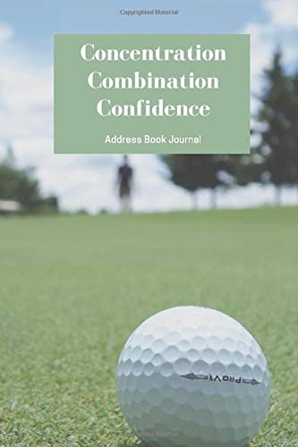 Concentration Combination Confidence: Address Book, Notebook, Journal ...