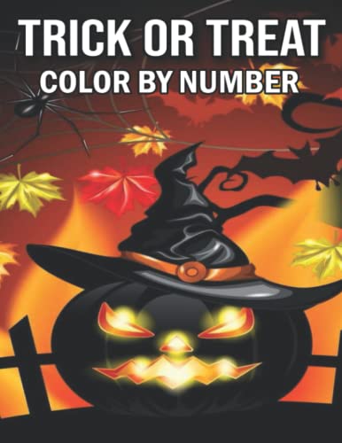 Trick Or Treat Color By Number: Happy Halloween Color by Number ...