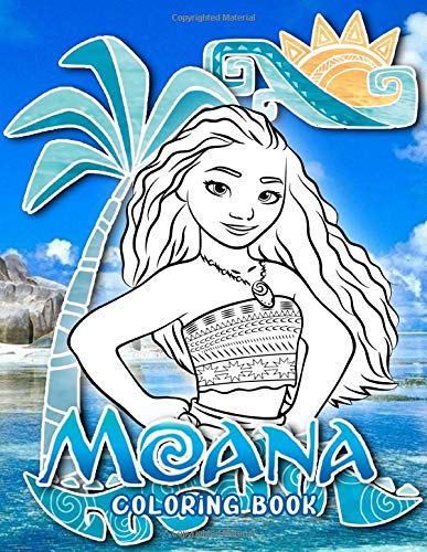 Moana Coloring Book: Moana Color Wonder Coloring Books For Adults ...