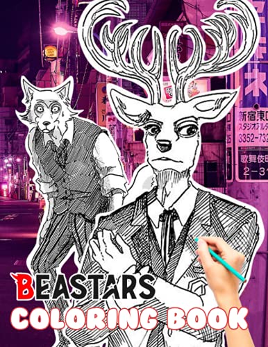 Beastars Coloring Book: Perfect Coloring Book For Adults and Kids With ...