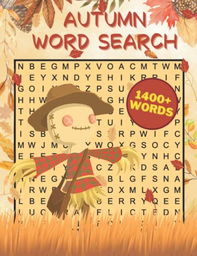 Autumn Word Search Puzzle Book: Amazing Inspirational Large Print ...