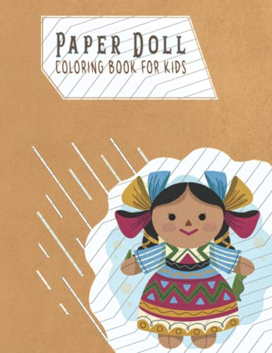 Paper Doll Coloring book for kids: Doll Dress Up Activity Book Fro ...