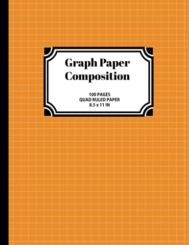 Graph Paper Composition Notebook: Quad Ruled,Grid Paper Notebook , 100 ...