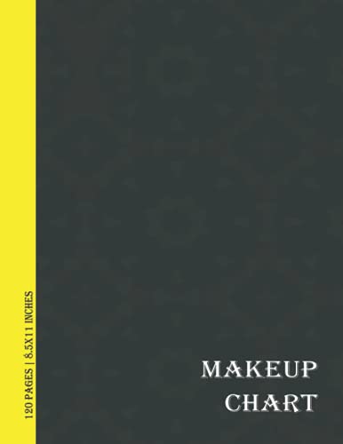 Makeup Chart Makeup Chart With Mate Cover By Jana Pichkur Publishing