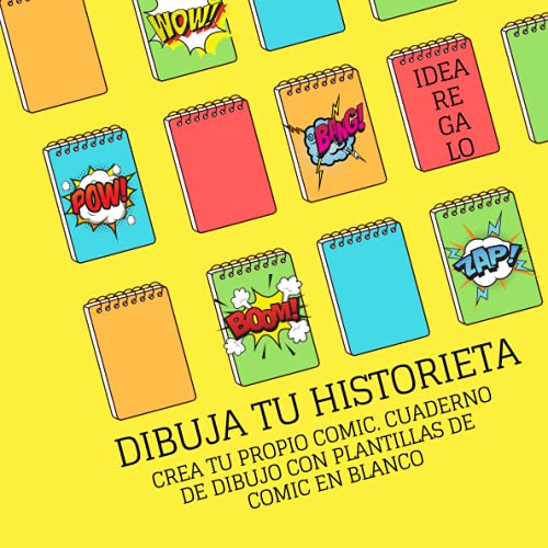 Crea Tu Propio Comic Cuaderno de Dibujo Comic Plantillas de Comic en ...