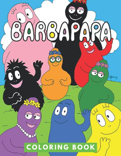Barbapapa Coloring Book: JUMBO Coloring Book For Kids | Ages 2-13 ...