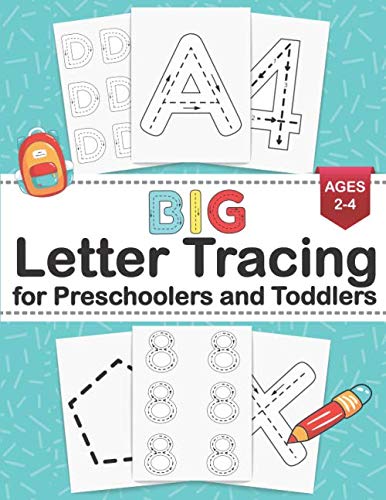 Big Letter Tracing for Preschoolers and Toddlers: Trace ABC Letters ...