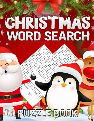 Christmas Word Search Puzzle Book: Word Find Vocabulary Learning Puzzle ...