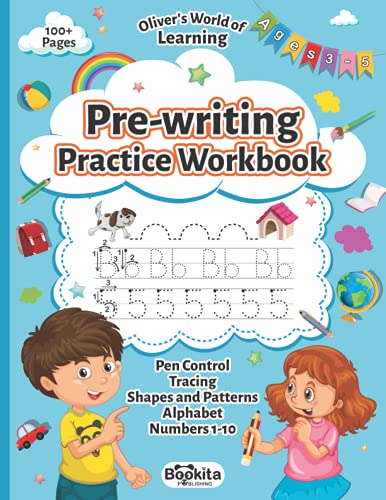Oliver's World of Learning - Pre-writing Practice Workbook for Kids ...