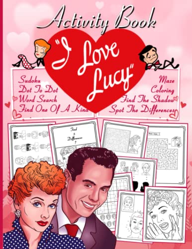 I Activity Book: Easy Mindfulness Love Word Search Lucy One Of A Kind ...