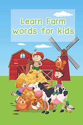 Learn farm words for kids: animal words notebook for kids to practice ...