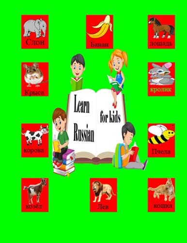 Learn Russian for kids: English-Russian Book for Kids - Words with Illustrations by Hori Mono ...