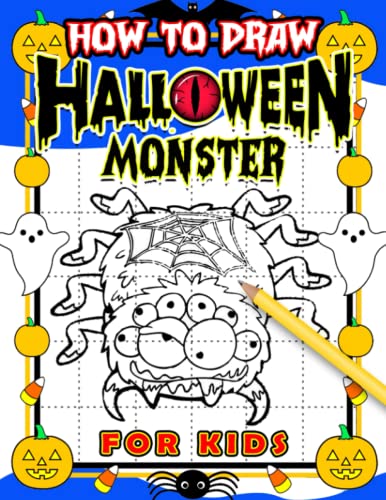 How to Draw Halloween Monster For Kids: Collection Funny Character Easy ...