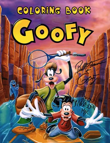 Goofy Coloring Book: A Nice Coloring Book With Lots Of Interesting ...