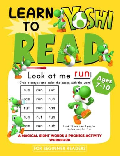 Yoshi Learn To Read: All Volumes Trace The Word And Say It Aloud ...