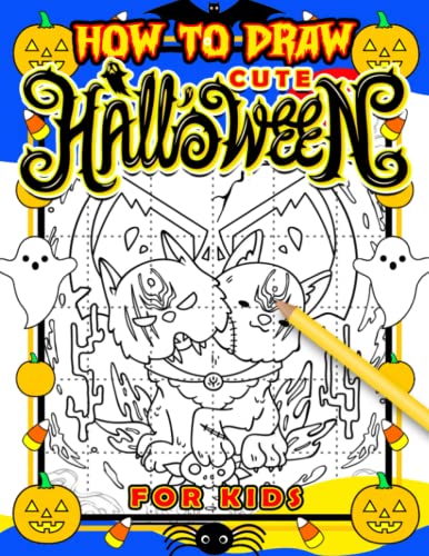 How to Draw Cute Halloween for Kids: Collection Illustrations Pages to ...
