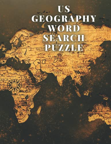 US Geography Word Search Puzzle: 47 US Geography Vocabulary Word Search ...