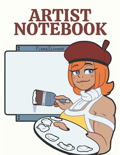Artist Notebook: 8.5 x 11 inches Large Blank Pages Notebook and ...