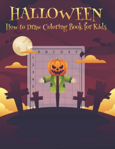 Halloween How to Draw Coloring Book for Kids: A Spooky How to Draw ...
